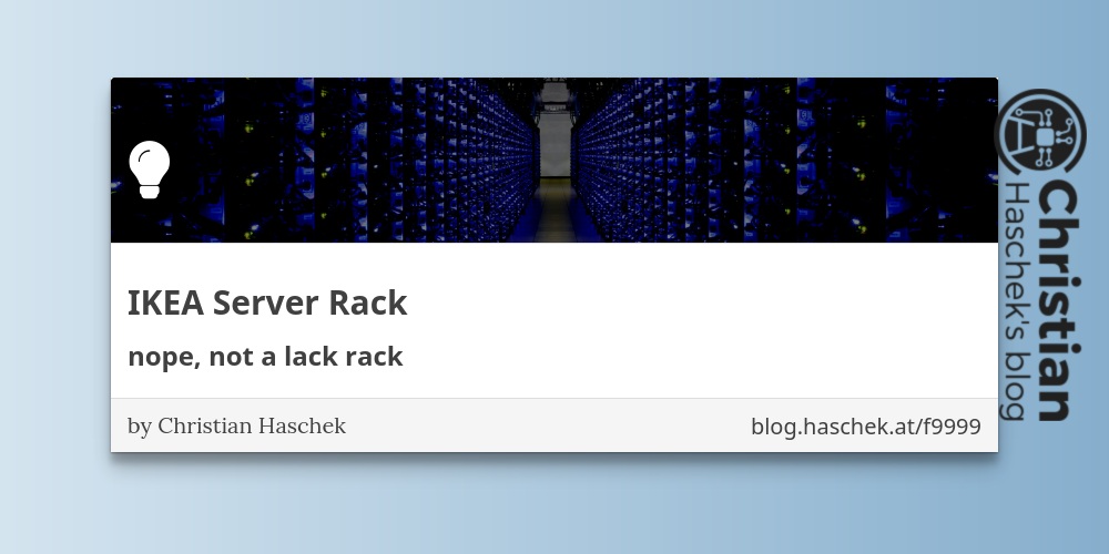IKEA Server Rack
